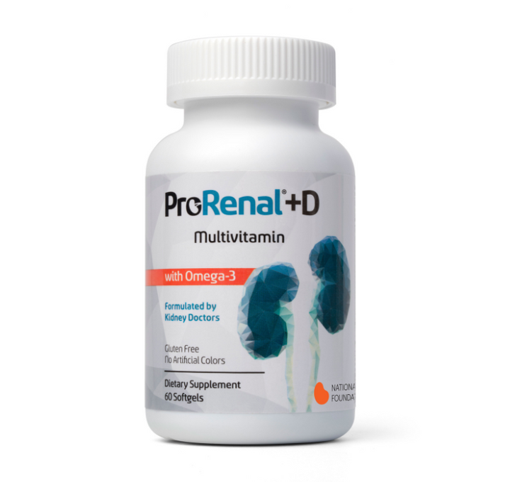 ProRenal | ProRenal+D with Omega-3 Kidney Health Multivitamin Softgels